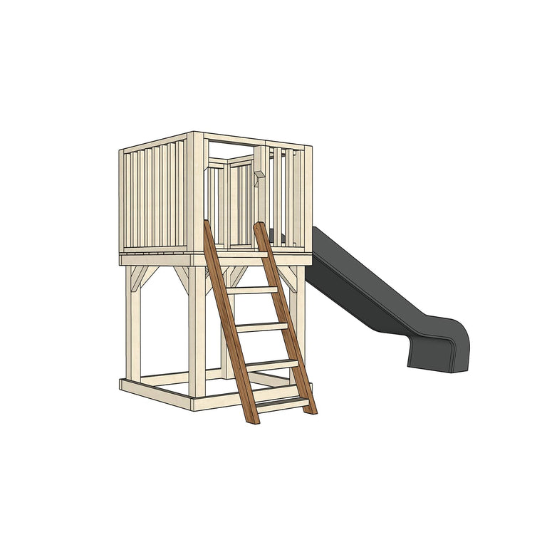 Raised Wooden Platforms - Above Ground – Castle and Cubby