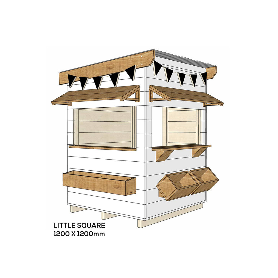 Village Cafe Cubby House for Primary School or Commercial Play Area ...