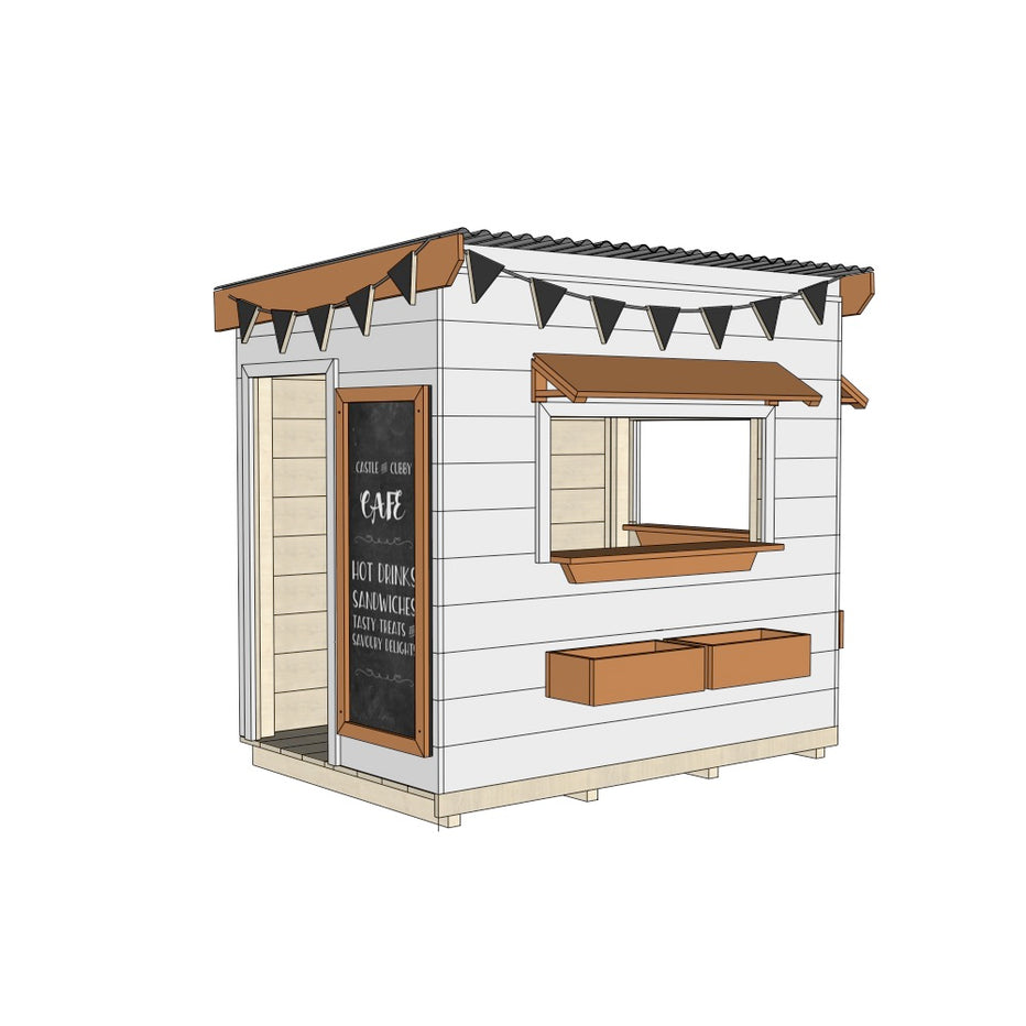 Village Cafe Cubby House for Primary School or Commercial Play Area ...