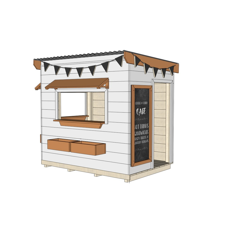 Village Cafe Cubby House for Primary School or Commercial Play Area ...
