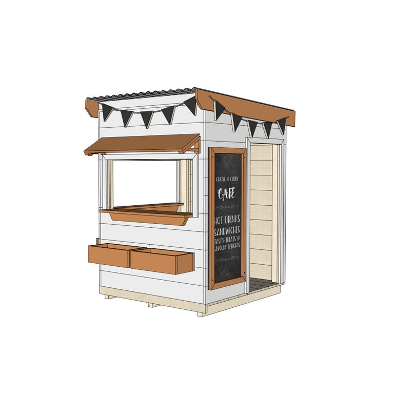 Village Cafe Cubby House for Primary School or Commercial Play Area ...