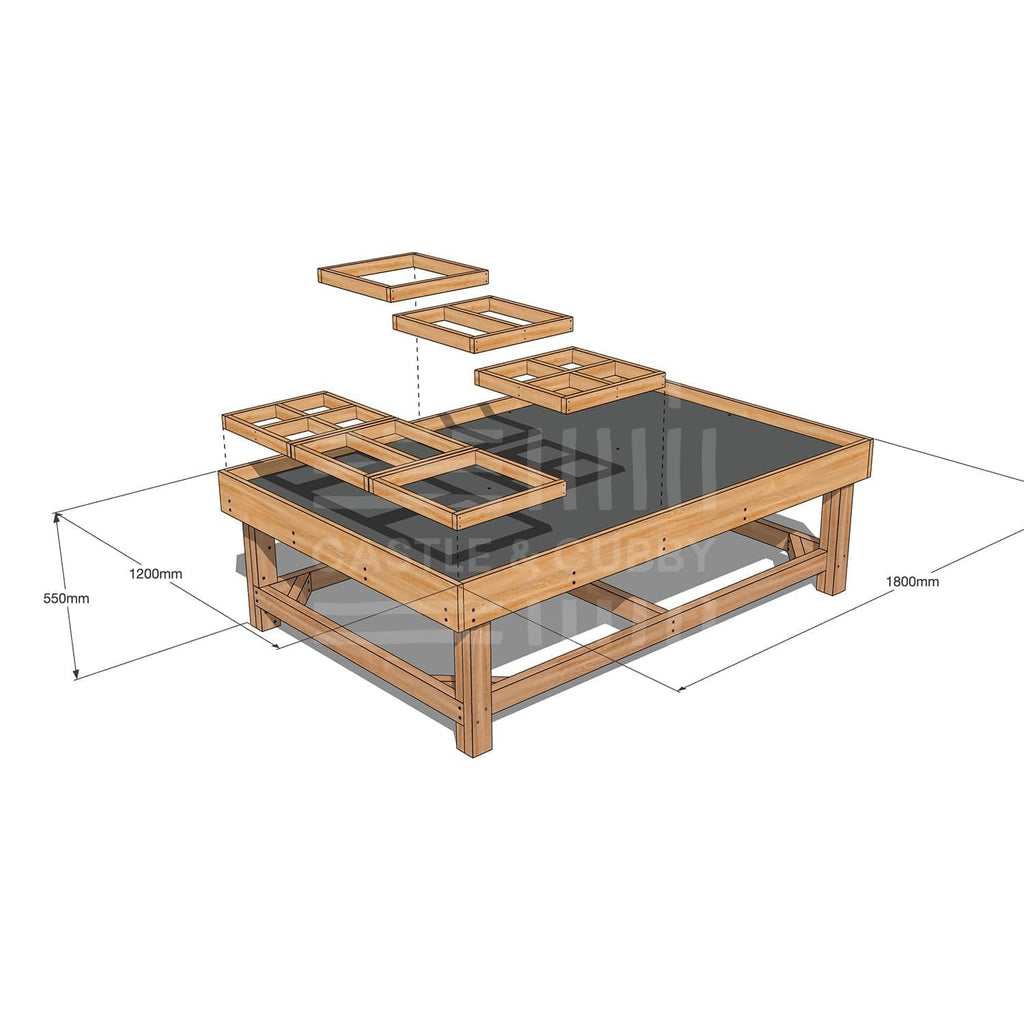 Beautiful Timber Sensory & Loose Parts Play Tables – Castle and Cubby