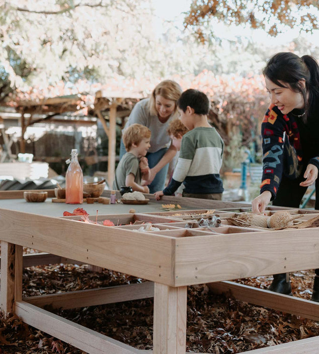 Timber Sensory Play Tables - For Discovery & Imagination Play – Castle ...