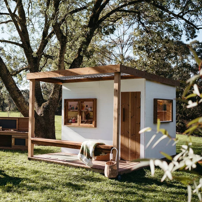 Australian Modern Cubby House with Verandah | Castle & Cubby – Castle ...