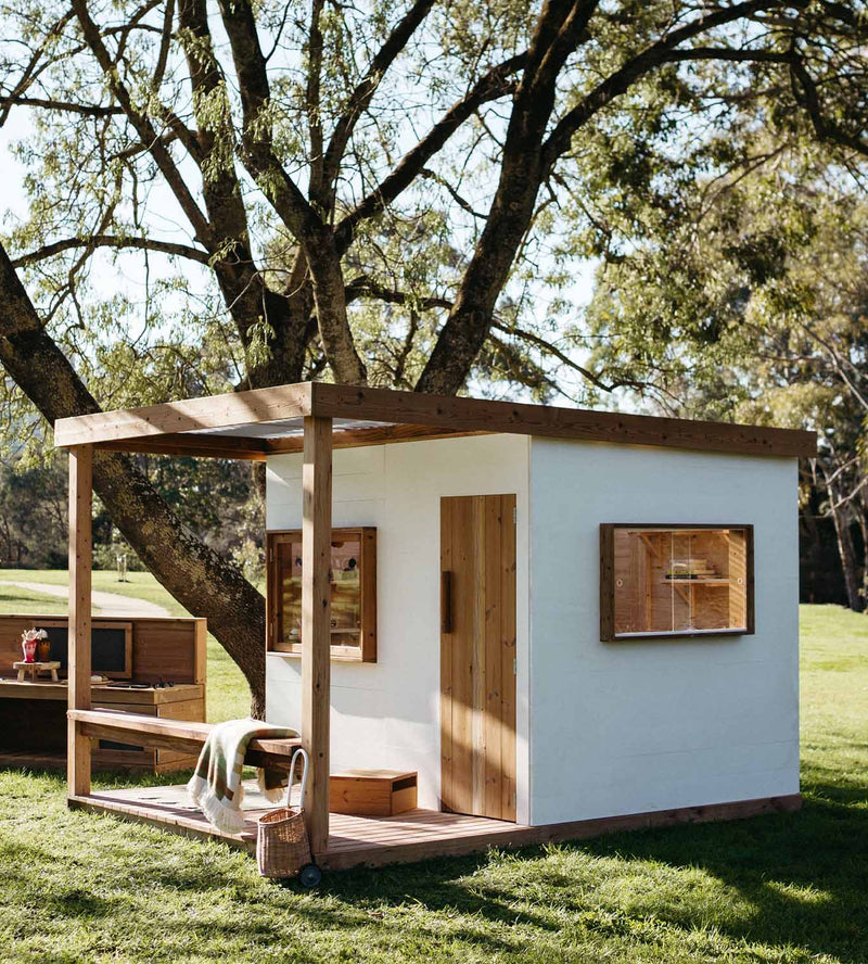 Wooden Cubby Houses for Little Courtyards or Big Backyards – Castle and ...