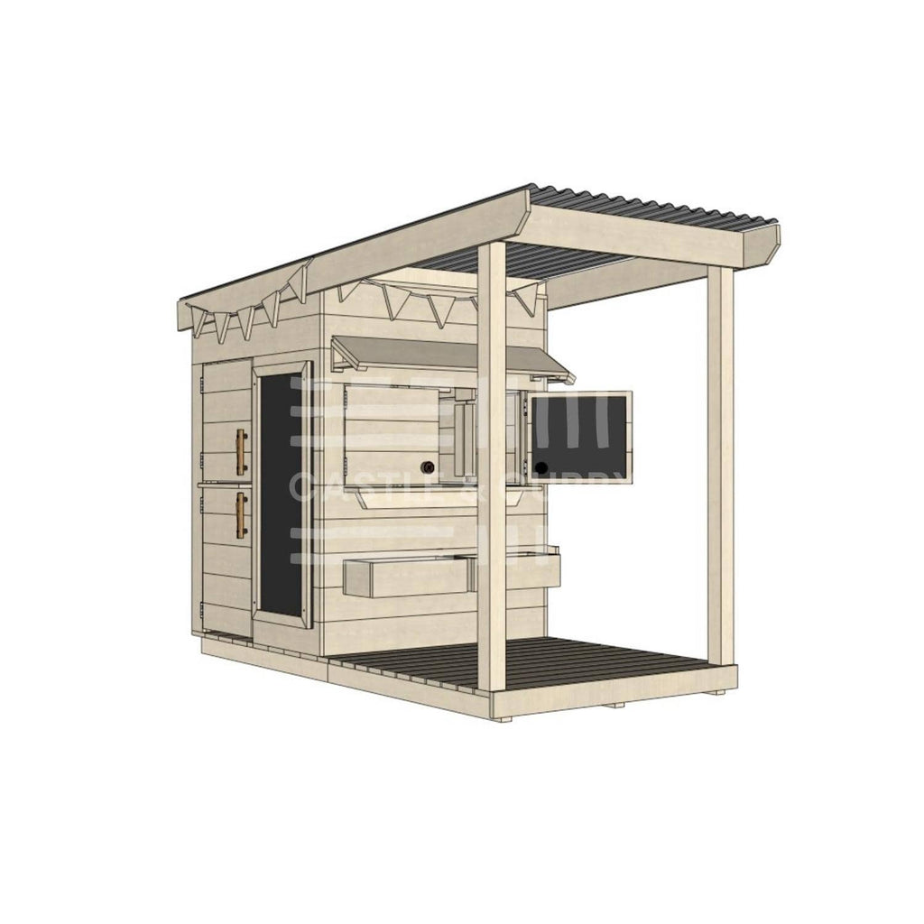 Hand Built Quality Wooden Cubby Houses for Australian Families – Castle ...