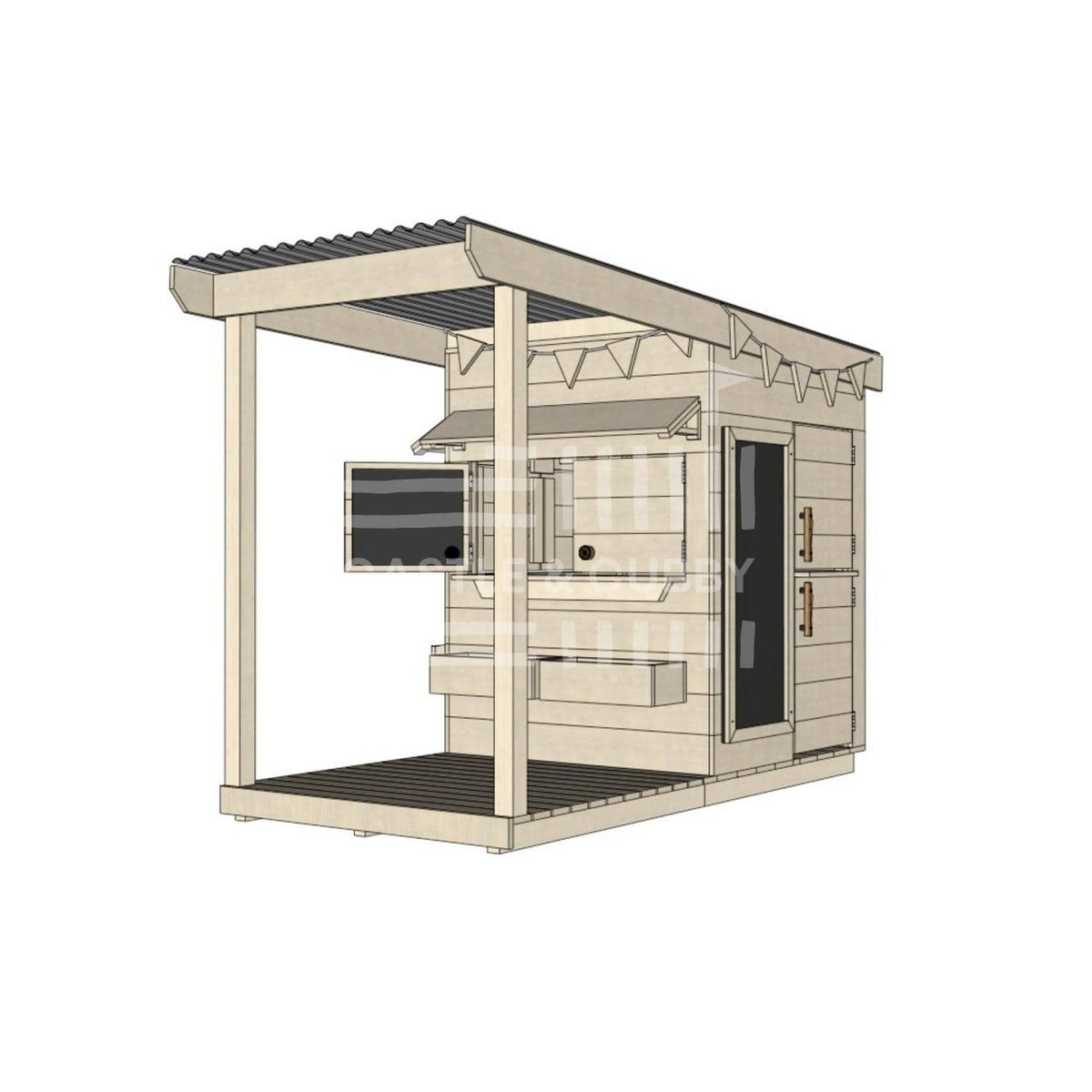 Hand Built Quality Wooden Cubby Houses for Australian Families – Castle ...