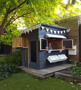 Wooden Cubby Houses for Little Courtyards or Big Backyards – Castle and ...