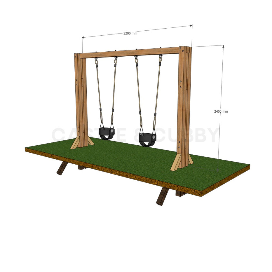 Wooden Swing Sets | Kids Timber Swing Set Kits - Delivered Aus Wide ...