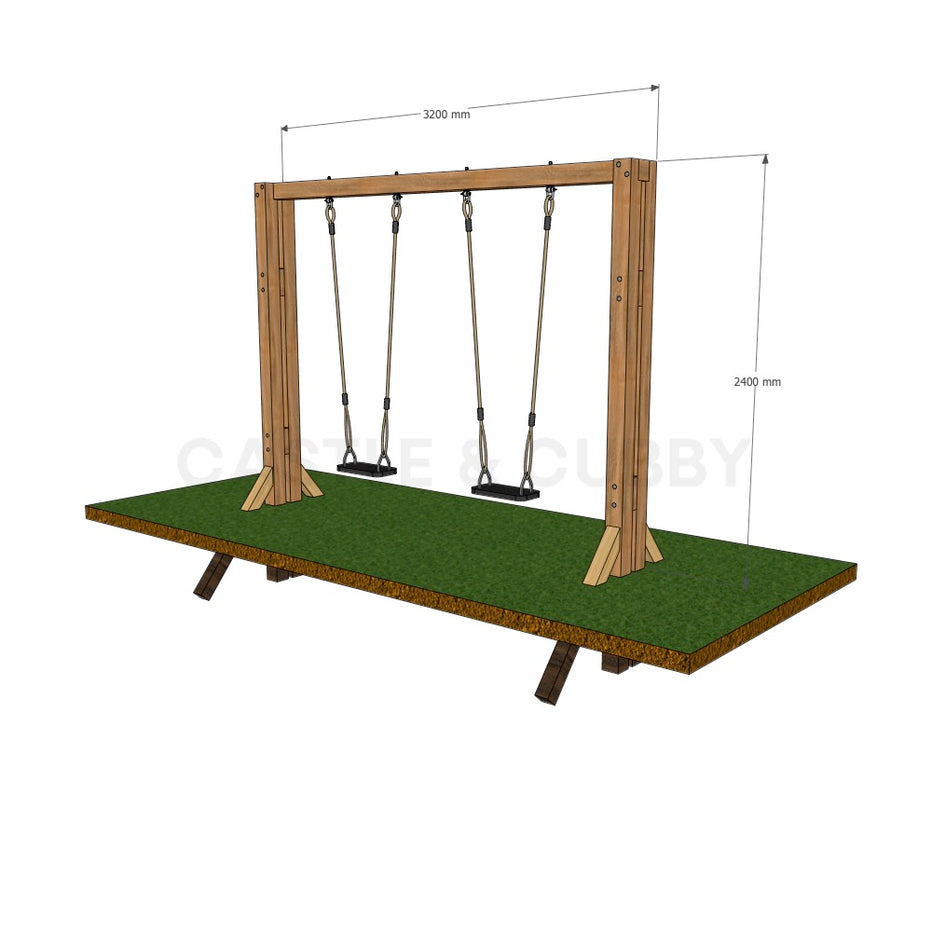 Wooden Swing Sets | Kids Timber Swing Set Kits - Delivered Aus Wide ...