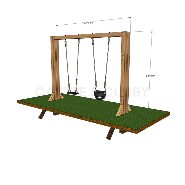Wooden Swing Sets | Kids Timber Swing Set Kits - Delivered Aus Wide ...
