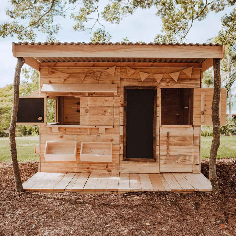 Hand Built Quality Wooden Cubby Houses for Australian Families – Castle ...