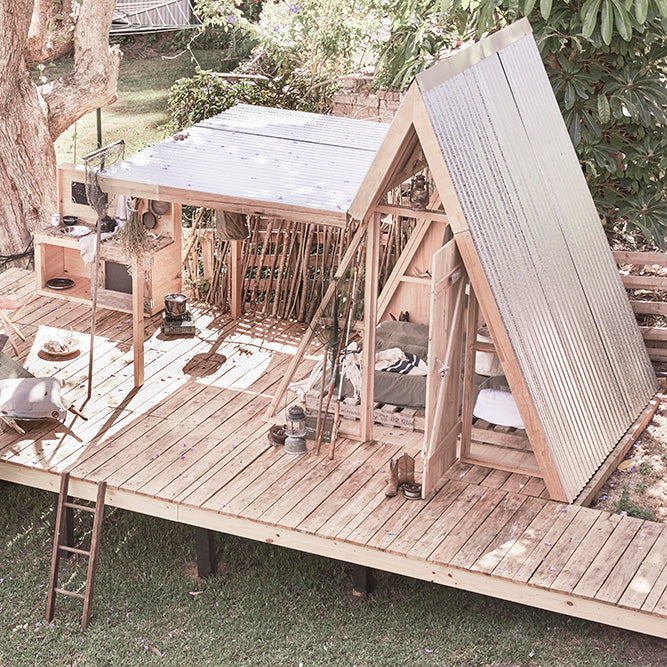 A-Frame Cubby House - Resi – Castle and Cubby