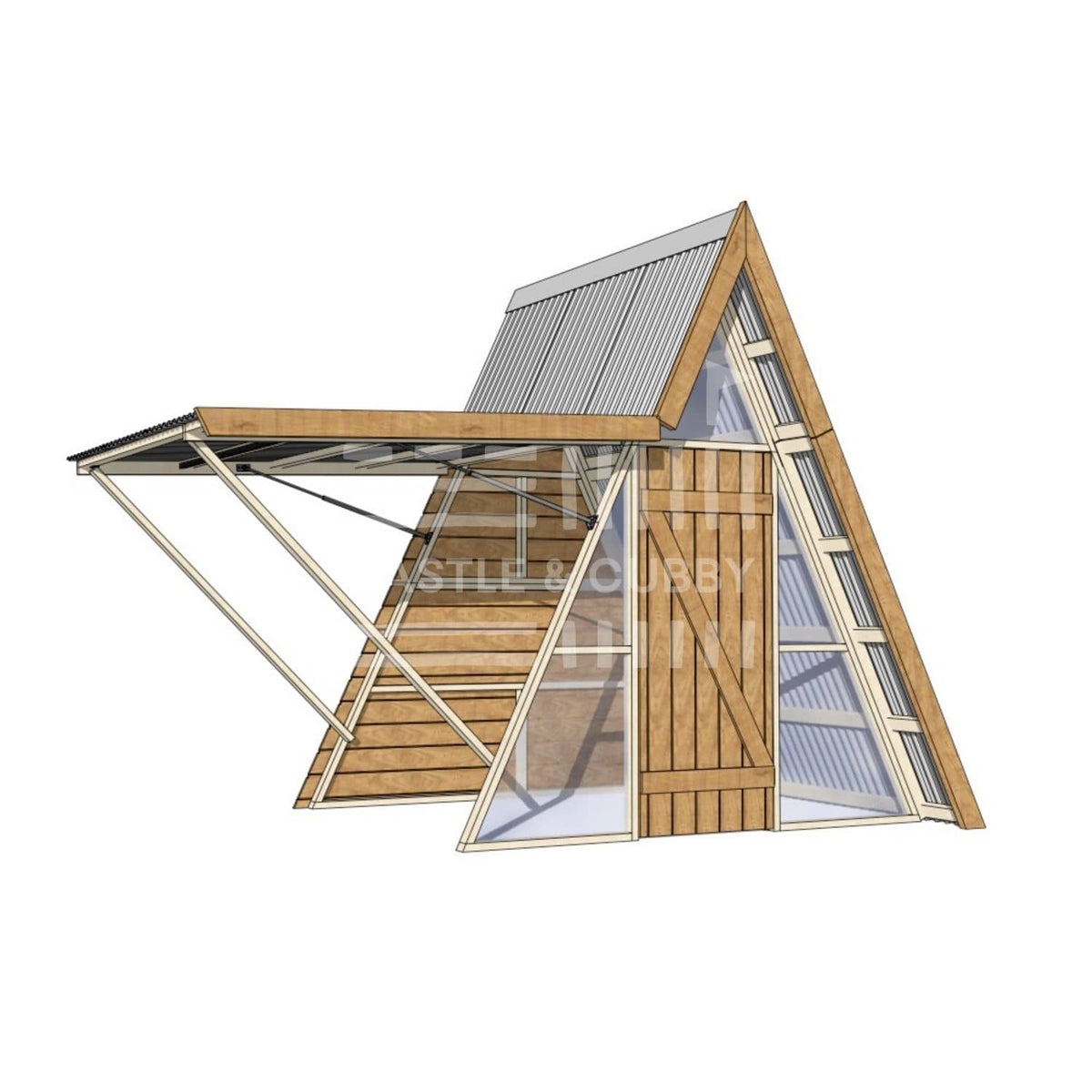 A-Frame Cubby House - Residential – Castle and Cubby
