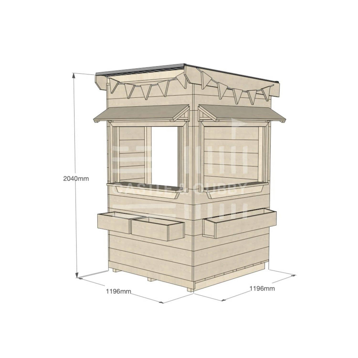 Wooden Cubby Houses - Perfect for Schools, ELC & Public Spaces – Castle ...