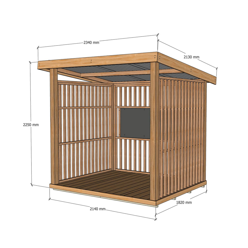 Open Hut Cubby Houses - For High Visibility In Childcare – Castle and Cubby