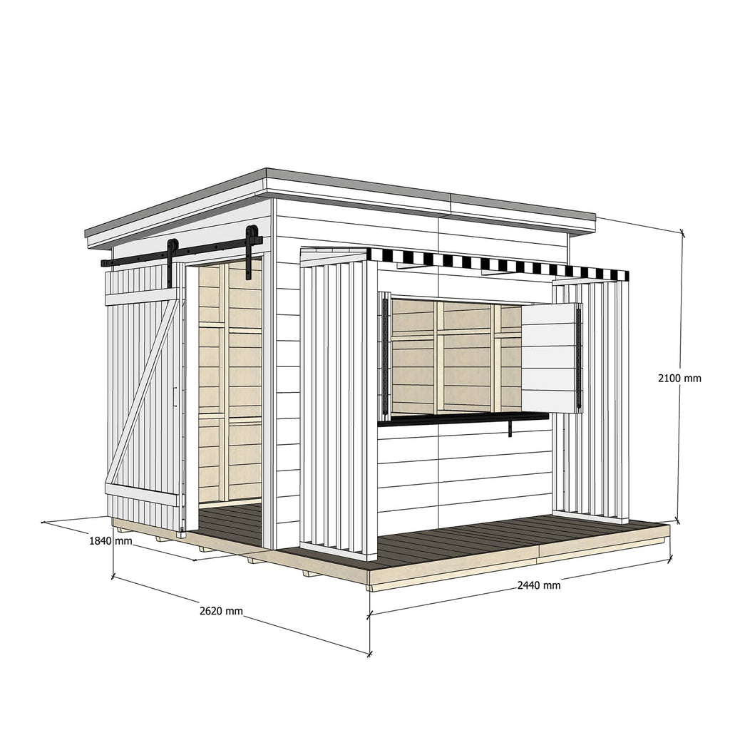 Mister Zimi Cubby House | The 'Mini Zimi' – Castle and Cubby