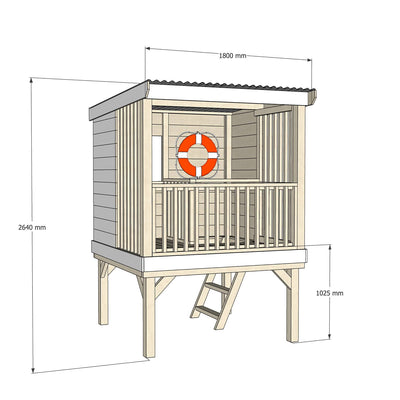 The Lifeguard Tower – Castle and Cubby