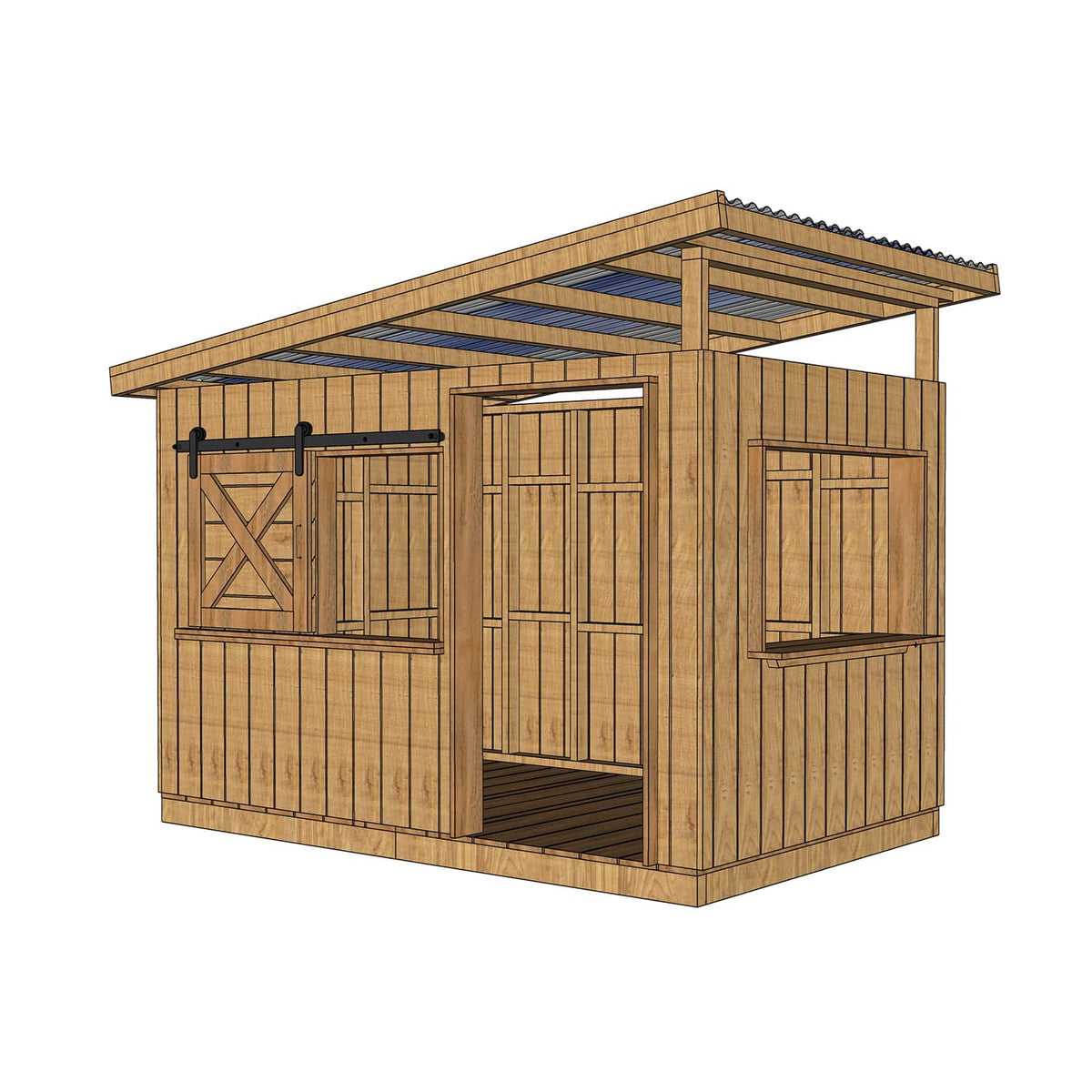 Temple Farmhouse Cubby | A Dream Wooden Cubby House – Castle and Cubby