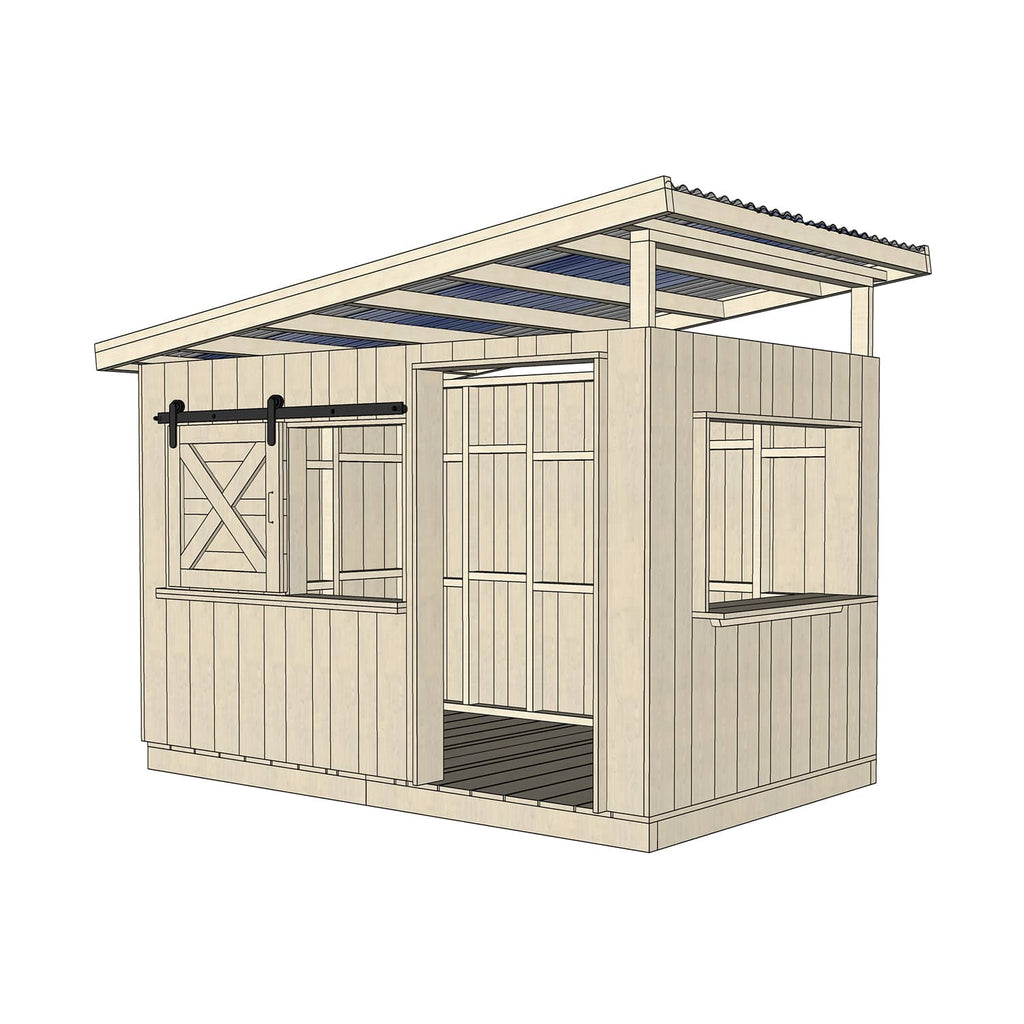 Temple Farmhouse Cubby | A Dream Wooden Cubby House – Castle and Cubby