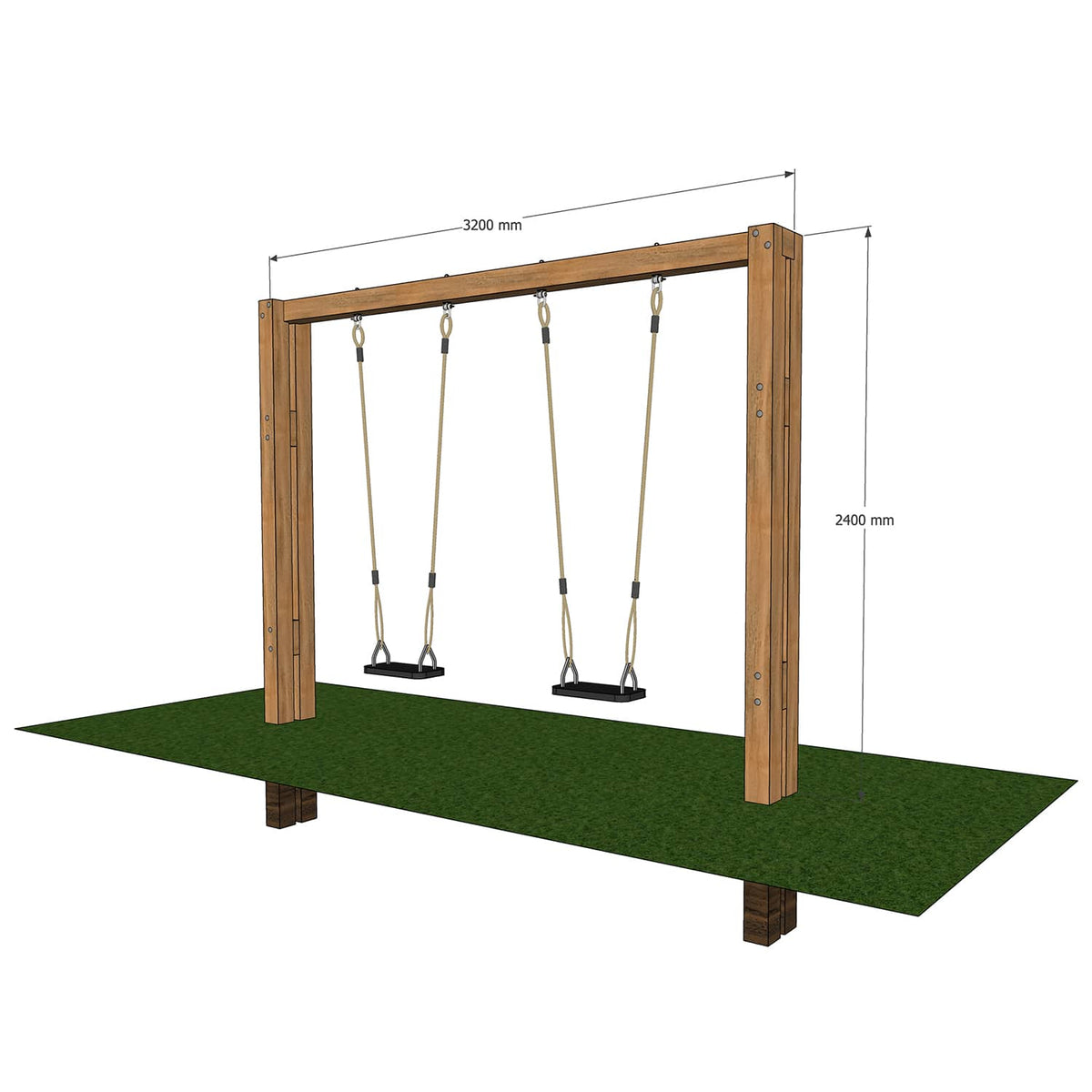 Wooden Swing Sets | Kids Timber Swing Set Kits - Delivered Aus Wide ...